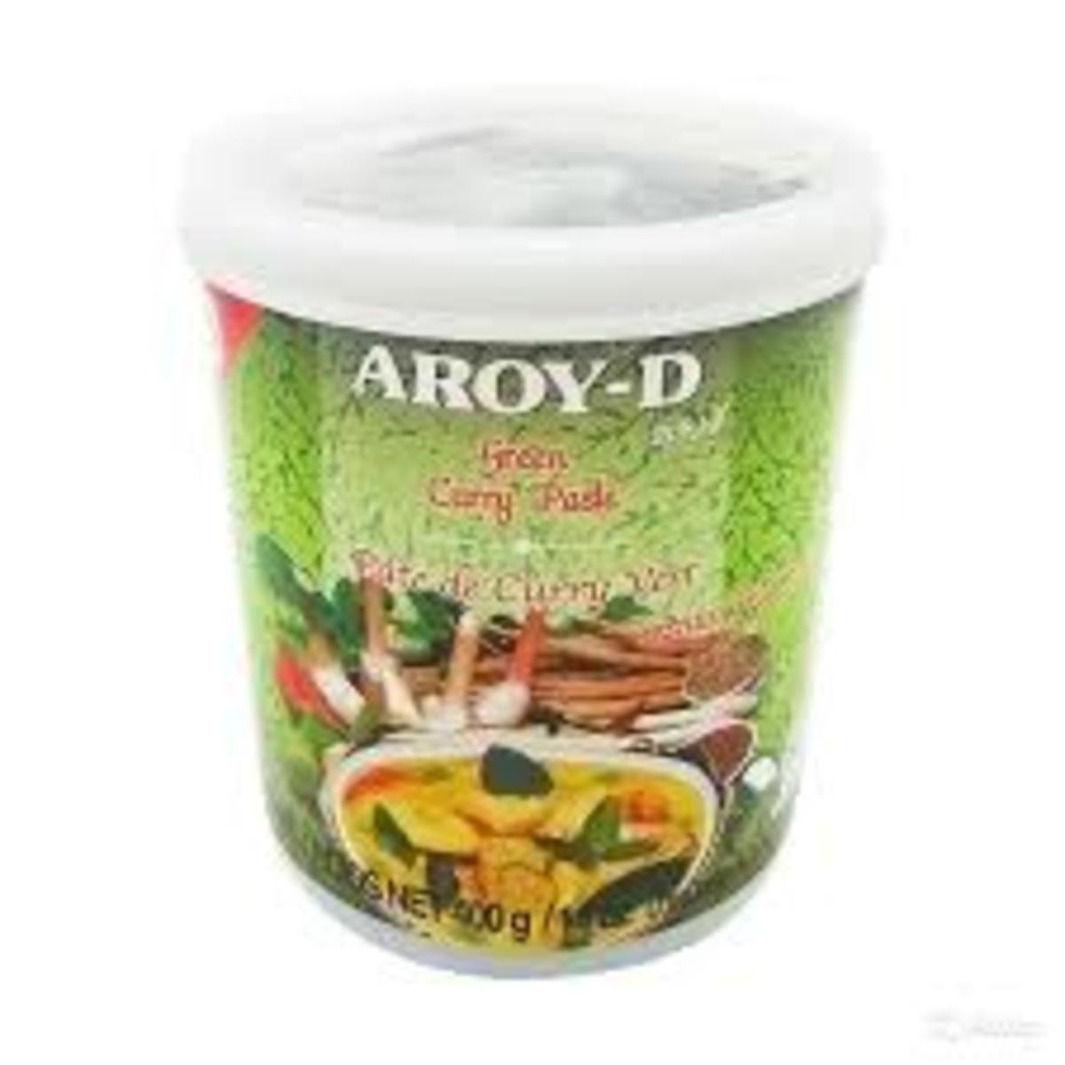 Купить Паста "Карри зеленая" AROY-D 400 г - Экоcтория Челябинск - Экостория