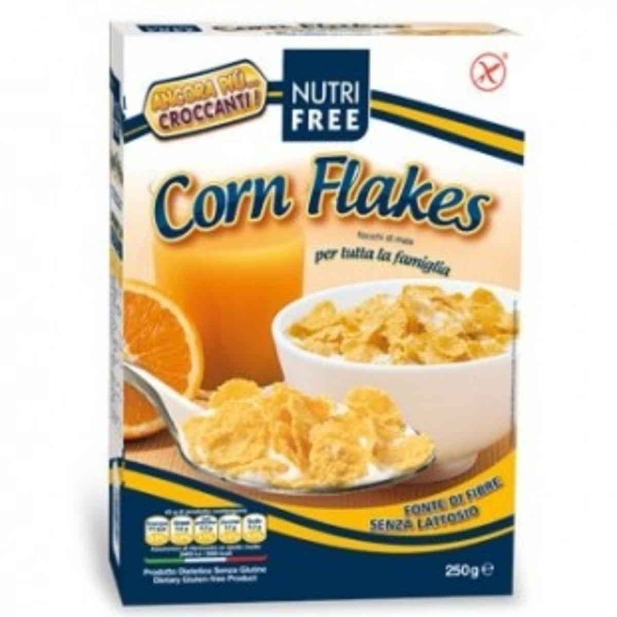 Купить Хлопья кукурузные безглютеновые Corn Flakes NUTRI FREE 250 г ...