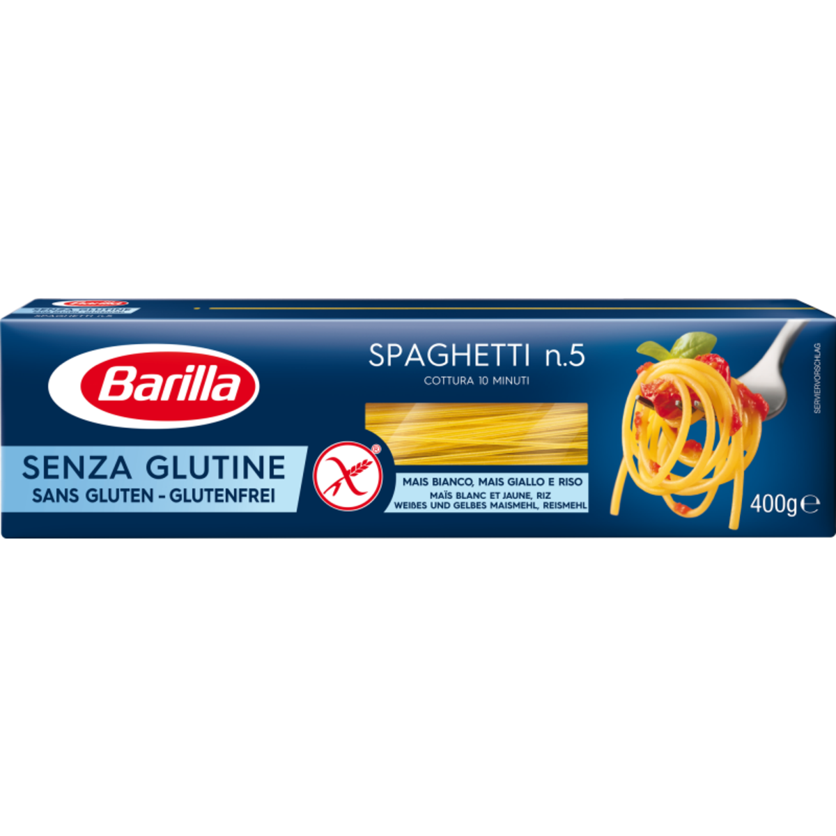 Купить BARILLA безглютеновые спагетти 400 г - Экоcтория Челябинск ...